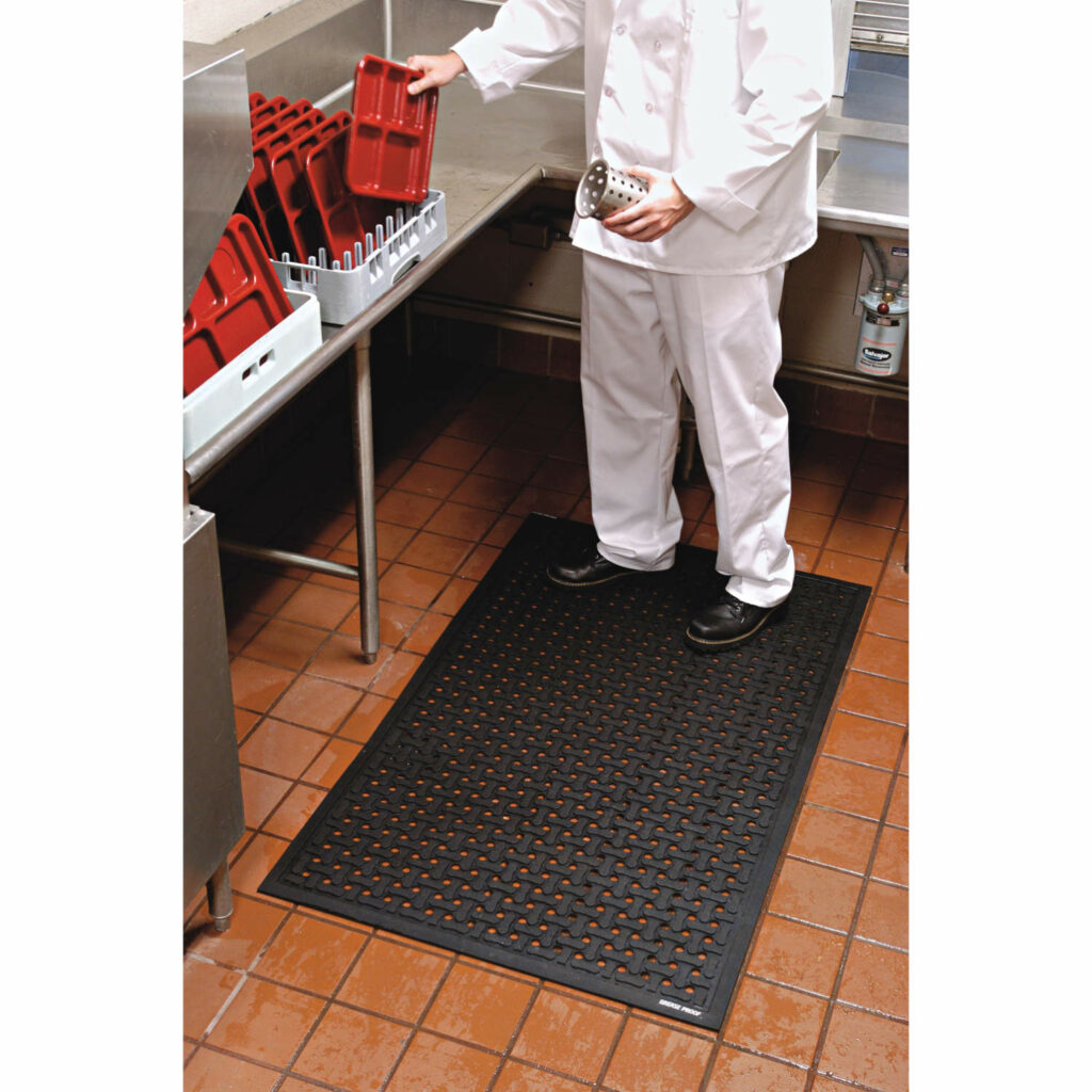 Antiermüdungsmatte COMFORT FLOW, HACCP-konform, Antirutsch-Matte ...